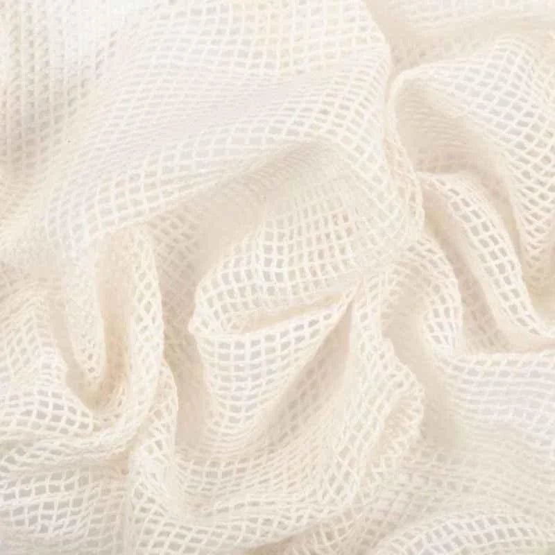 Wholesale Organic Cotton Mesh Natural Color Fabric Design Treasures